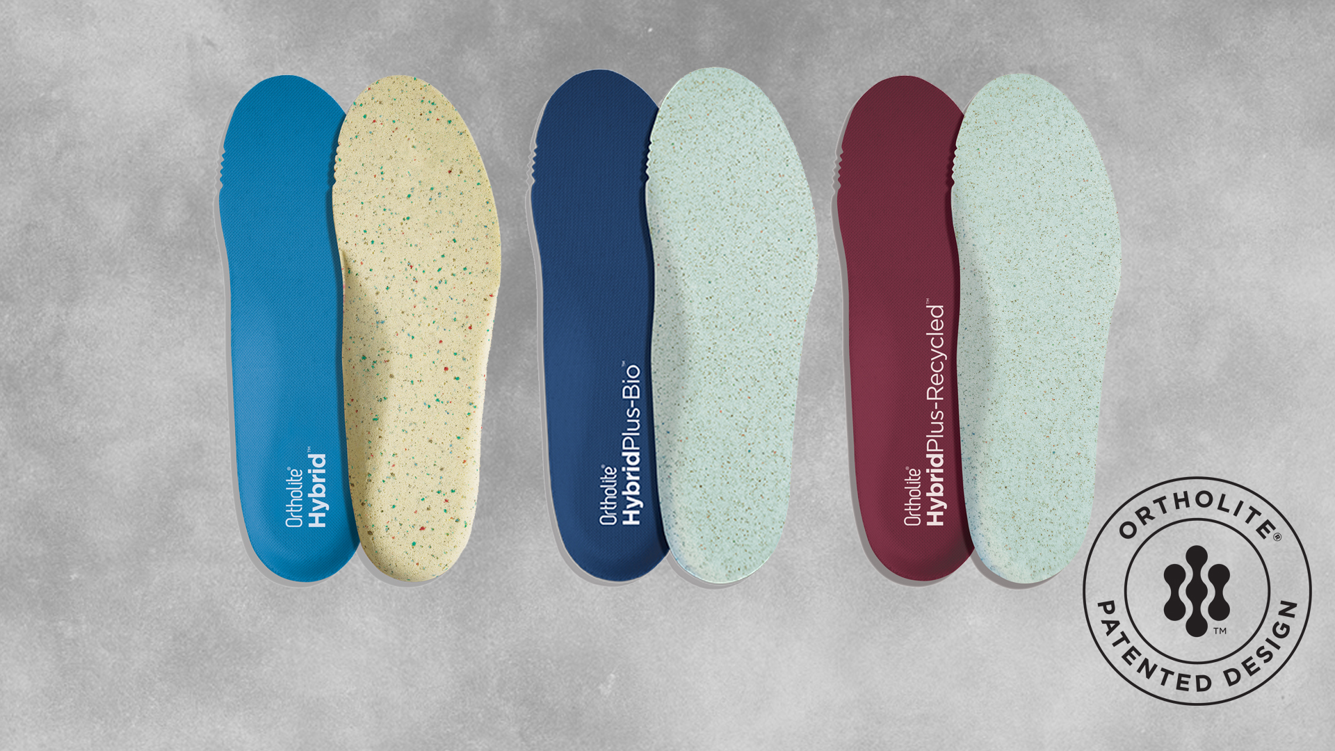 A tecnologia híbrida OrthoLite, aprovada por patente, protege a ...